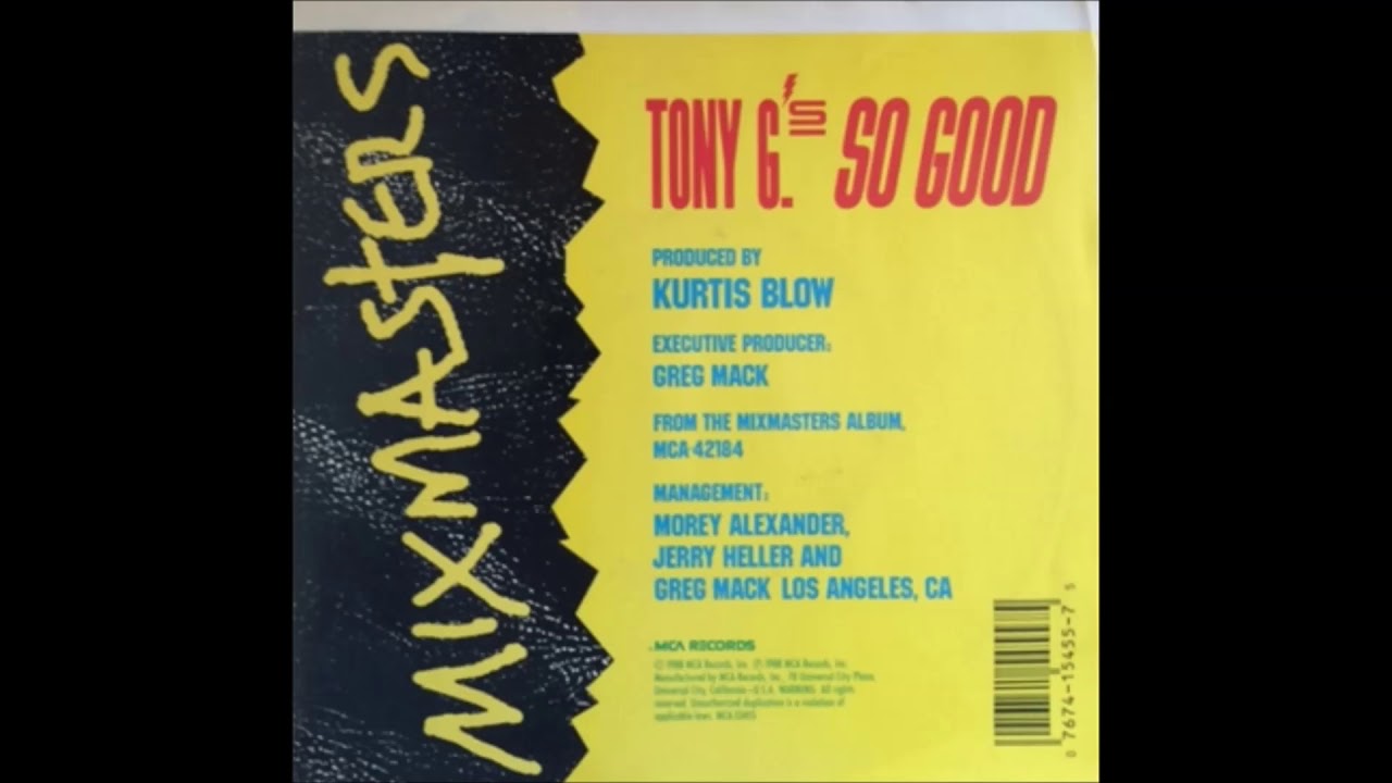 MIXMASTERS - TONY G´S SO GOOD - YouTube