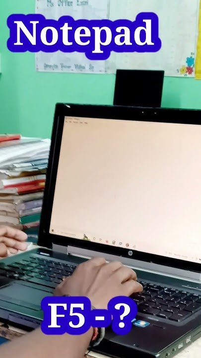 How to Insert time and date in Notepad #notepad - YouTube
