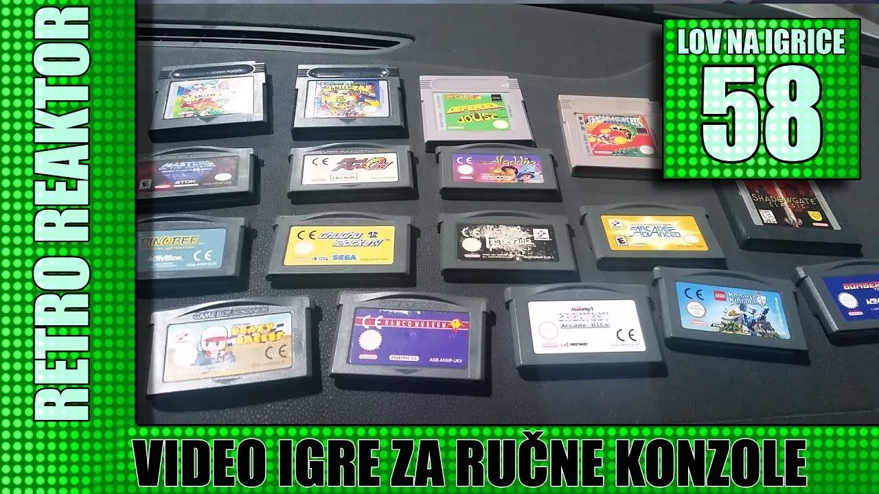 Video Igre za Ručne Konzole | Lov na Retro Igrice ep.58 | RETRO REAKTOR ...