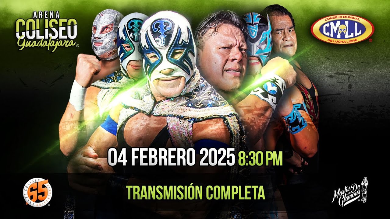 CMLL DESDE LA ARENA COLISEO DE GUADALAJARA: 04 DE FEBRERO 2025 - YouTube