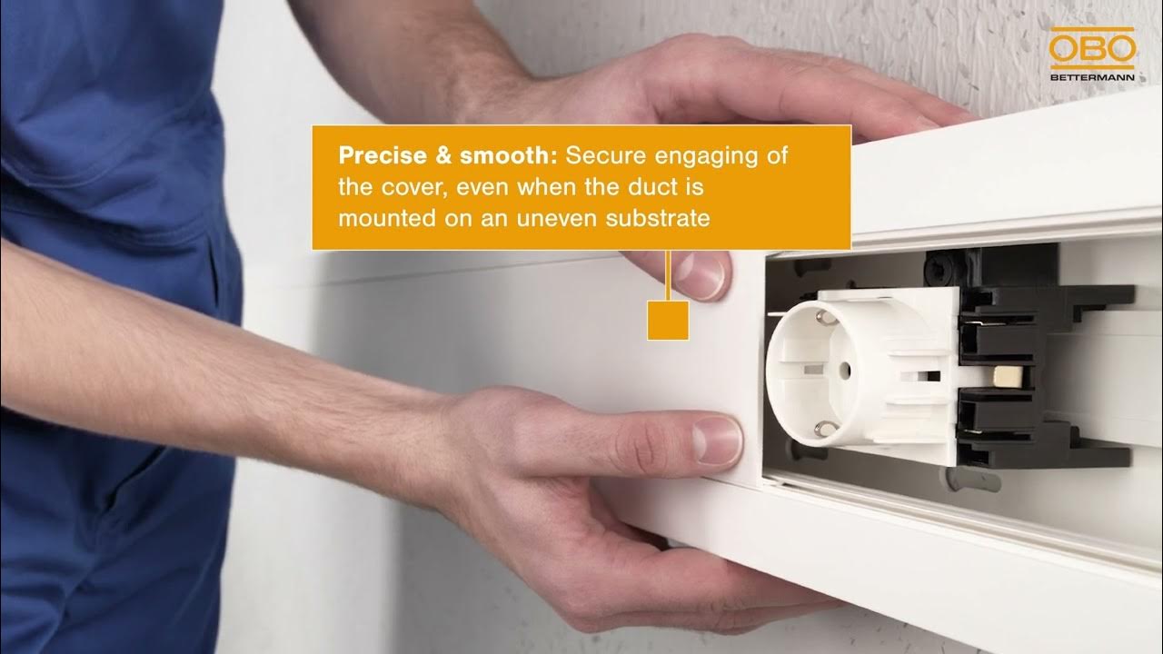 SIGNA BASE device installation trunkings / ducts - OBO Bettermann - YouTube