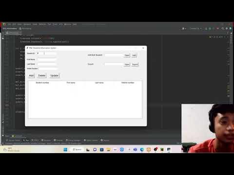 Python - Tkinter GUI & MySQL PNC Simple Student Information System By ...