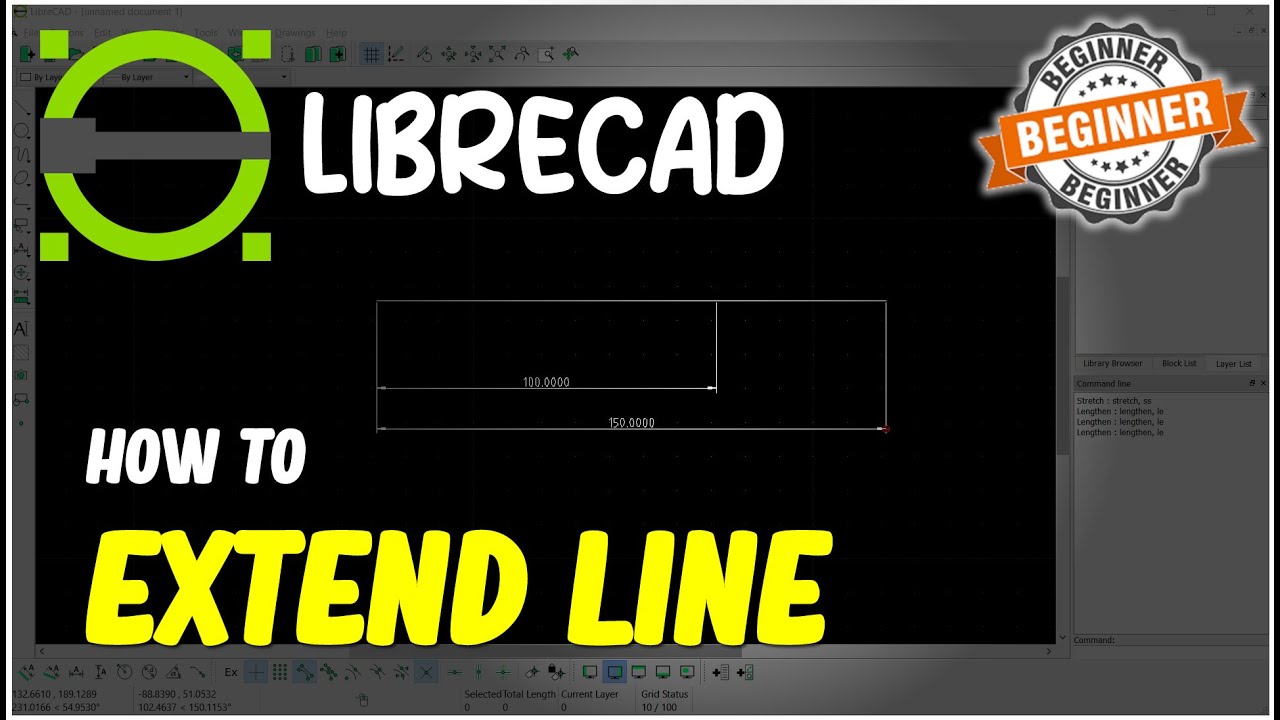 LibreCAD How To Extend Line YouTube librecad-how-to-extend-line-youtube