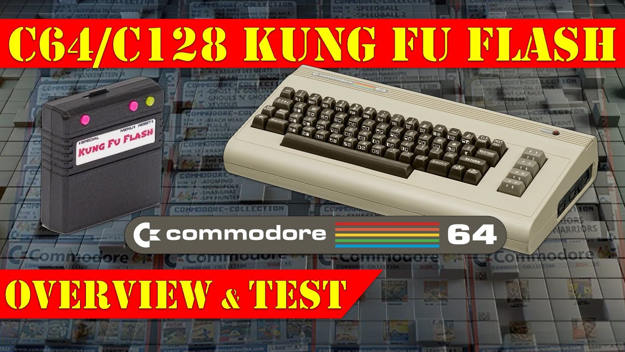 Commodore 64/128 Kung Fu flash: instant loading multicart! Testiamola ...