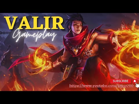 VALIR GAMEPLAY🔥Pale Flame #valir #jgg #trending #viral #mobilelegends ...