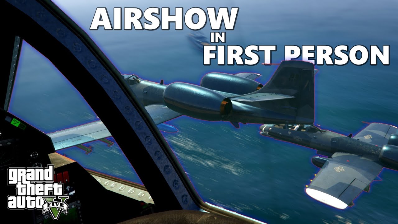 Performing Airshows in FPV Mode on GTA Online! - YouTube
