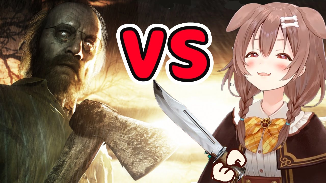 Jack Baker VS Pocket Knife doggo - Inugami Korone - YouTube