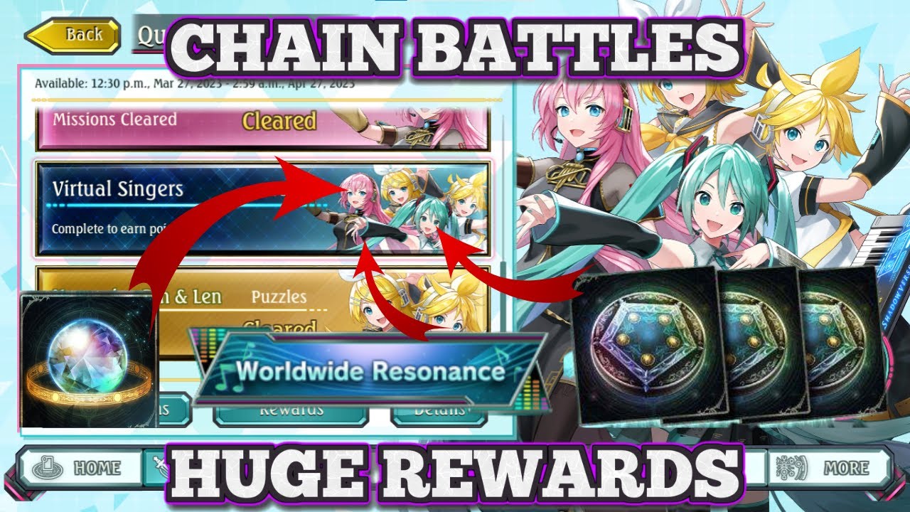 Chain Battle Challenge - Awesome Matches with BOON SYSTEM - Hatsune ...
