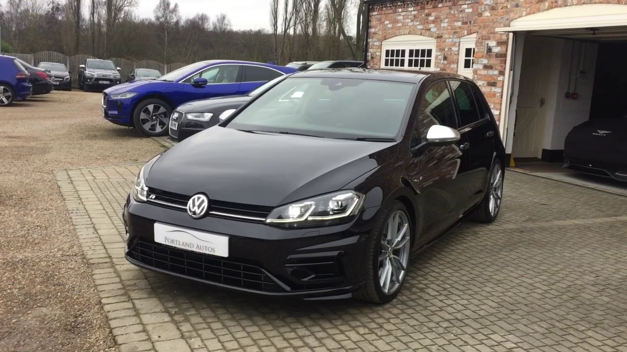 VOLKSWAGEN GOLF R TSI 4MOTION DSG 5DR FOR SALE IN DEEP BLACK PEARL ...