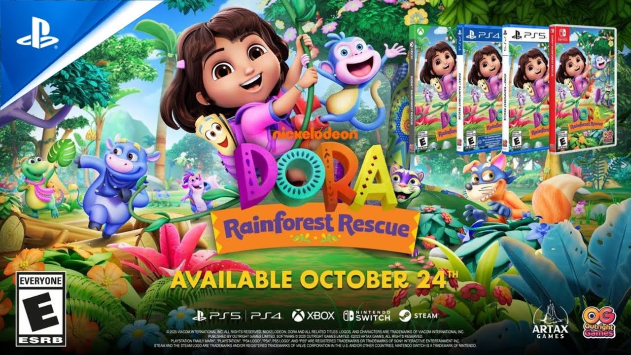 Dora Rainforest Rescue Announce Trailer | Adventure Awaits on PS5 and ...