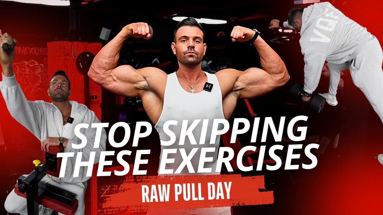 RAW PULL DAY | MUST DO EXERCISES FOR A THICCER BACK! - YouTube