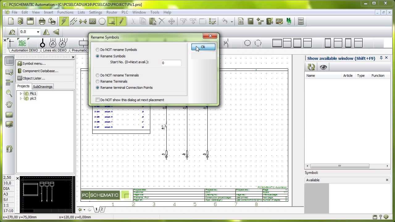 PLCs in Electrical CAD: PLC subdrawings (3 of 4) - YouTube