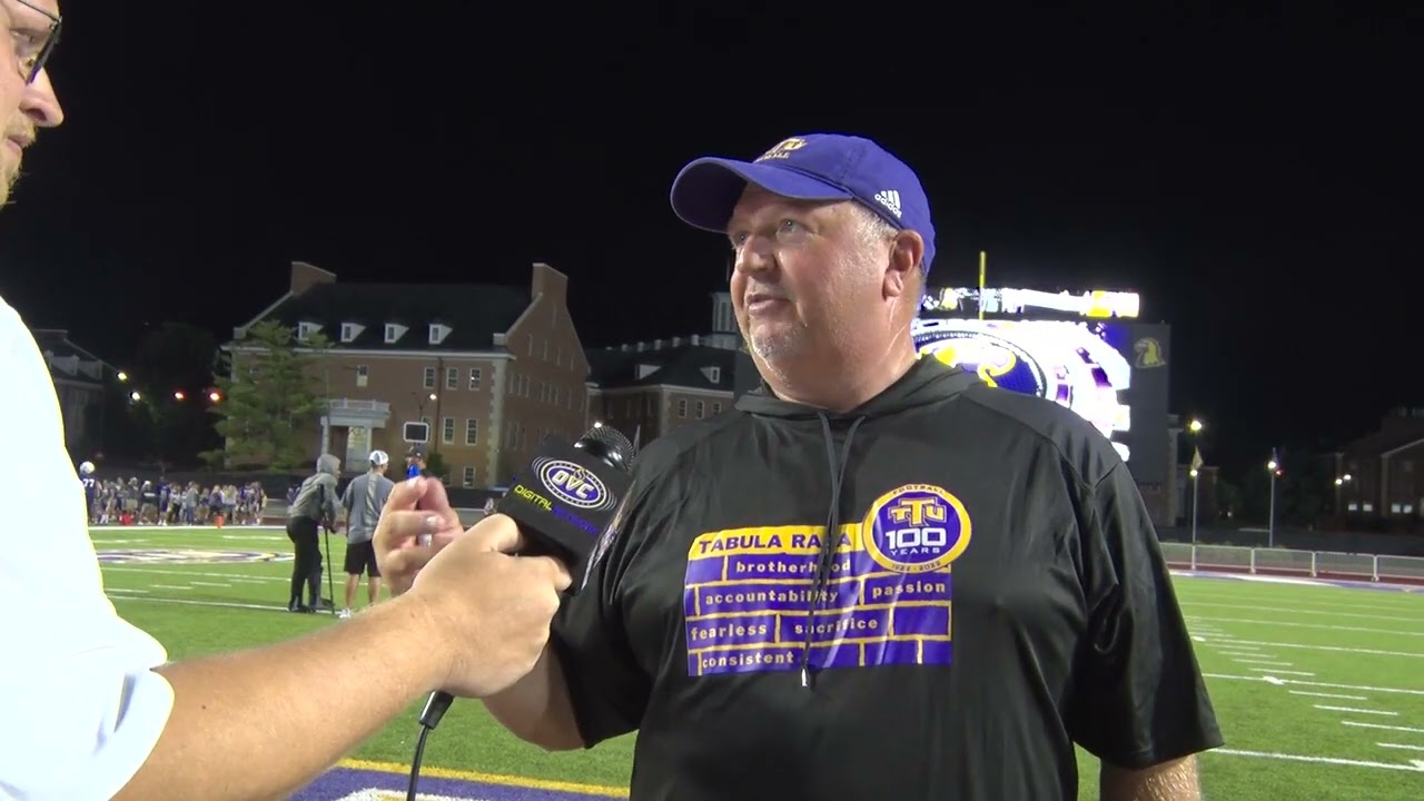 8/20/22 - Tennessee Tech Football Scrimmage #2 - Interview with Head ...