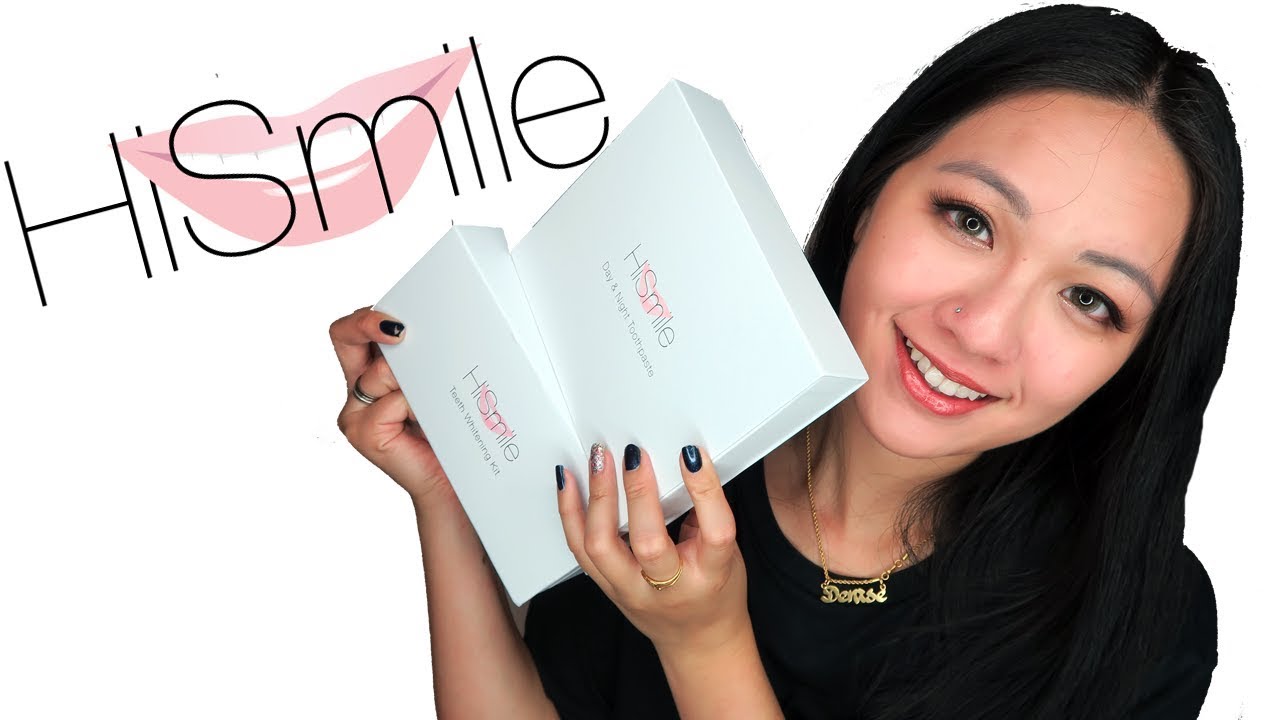HISMILE DAY AND NIGHT TOOTHPASTE & TEETH WHITENING KIT | REVIEW - YouTube