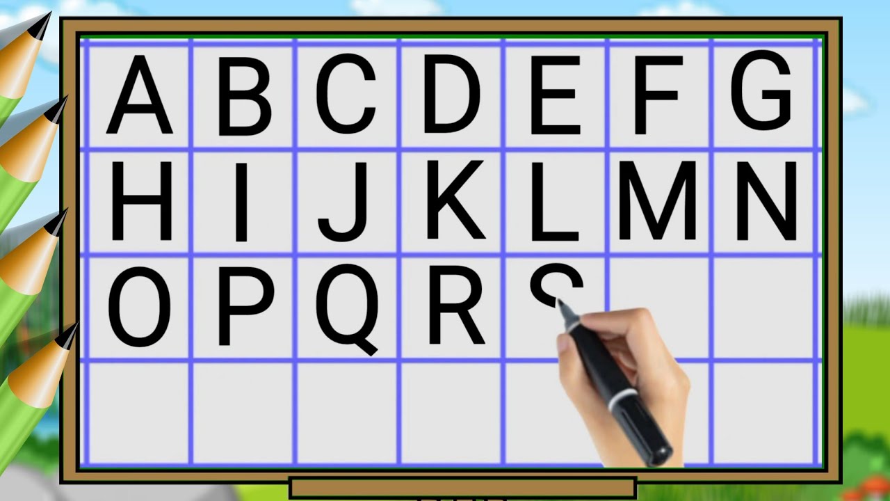 writing capital letter alphabets for children | abcdef | alphabets ...
