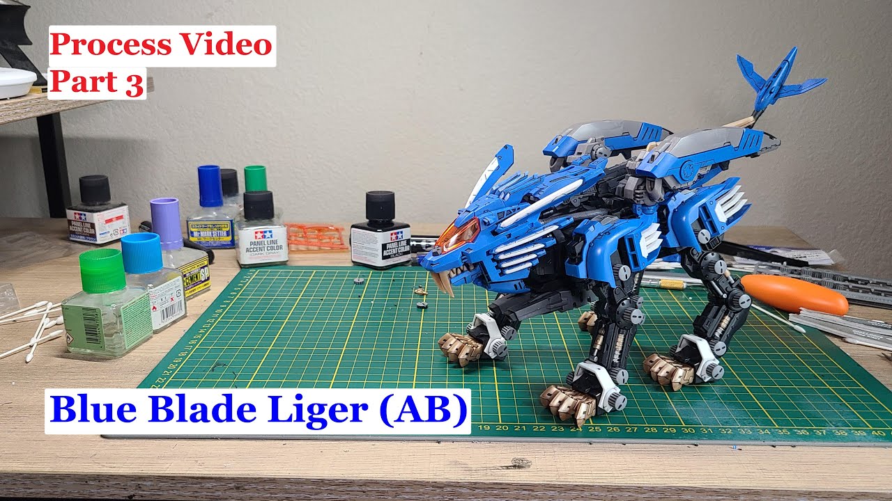 Process Video: Part 3 - Blue Blade Liger (AB) - YouTube