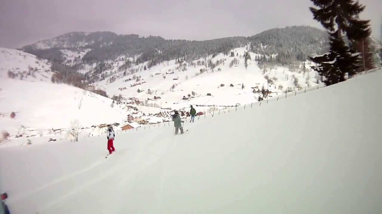 SKIING THE LOW BOGE SECTION, RUGOVA, KS, JANUARY 2013 - YouTube