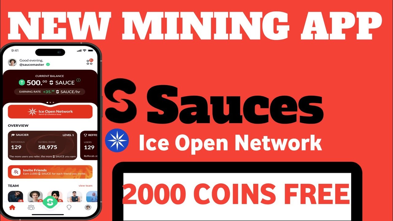 New Mining App Sauces Mining App Ice Network New Mining App How To ...