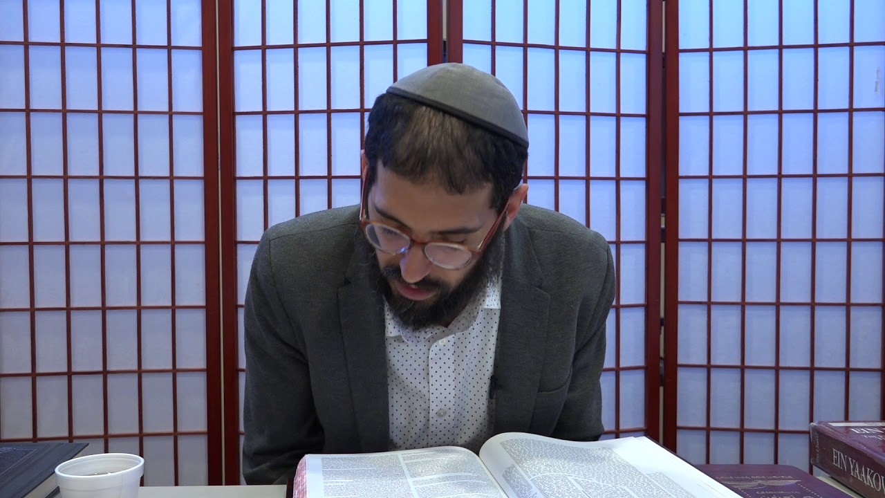 Daf Yomi - Chullin Ch 7 Gid Hanasheh (p.100) with Rabbi Menashe Amitay ...