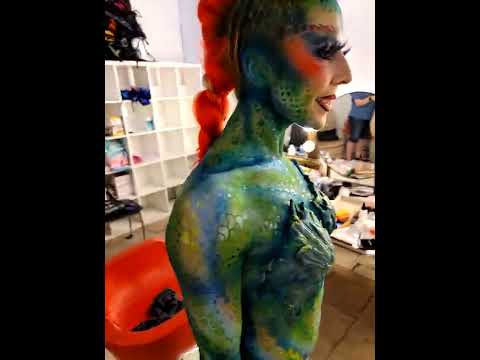 Turning Actress Gigi Edgley Into the Dragon