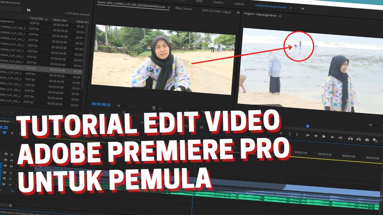 Tutorial Edit Video Adobe Premiere Pro Bagi Pemula - YouTube