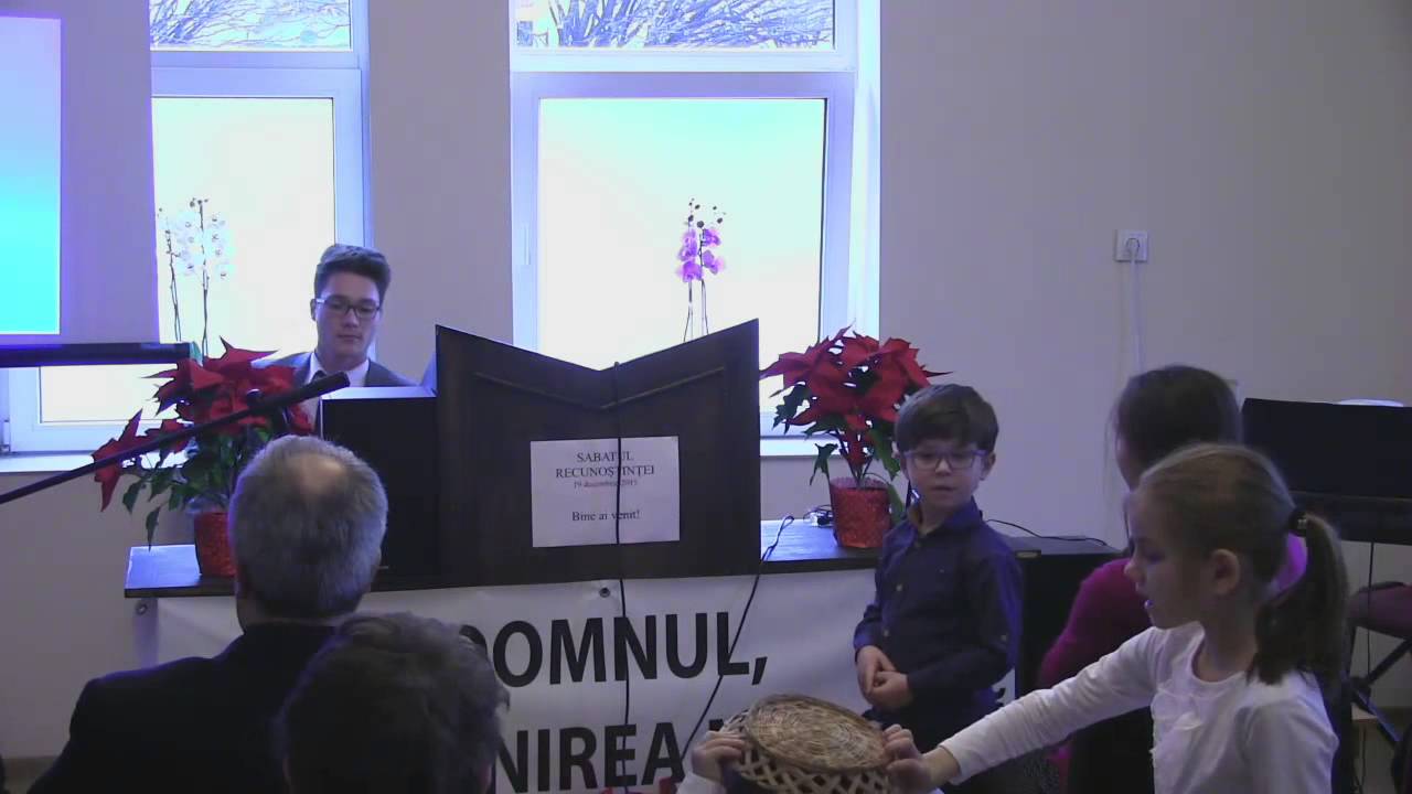 Sabatul Recunoștinței 19 Decembrie 2015 Ora 15:00 - YouTube