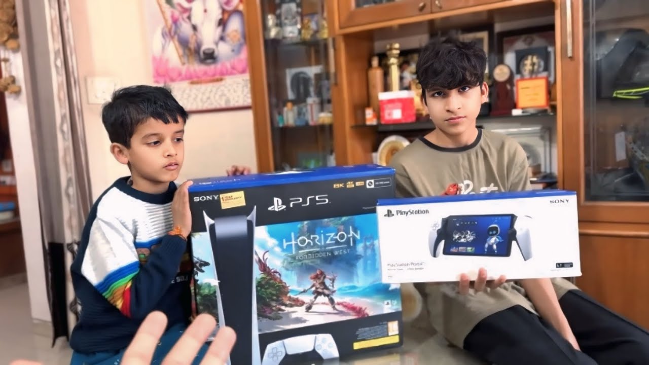 Unboxing Ps5 And Ps Portal 😍 #souravjoshivlogs #trending #shorts - YouTube