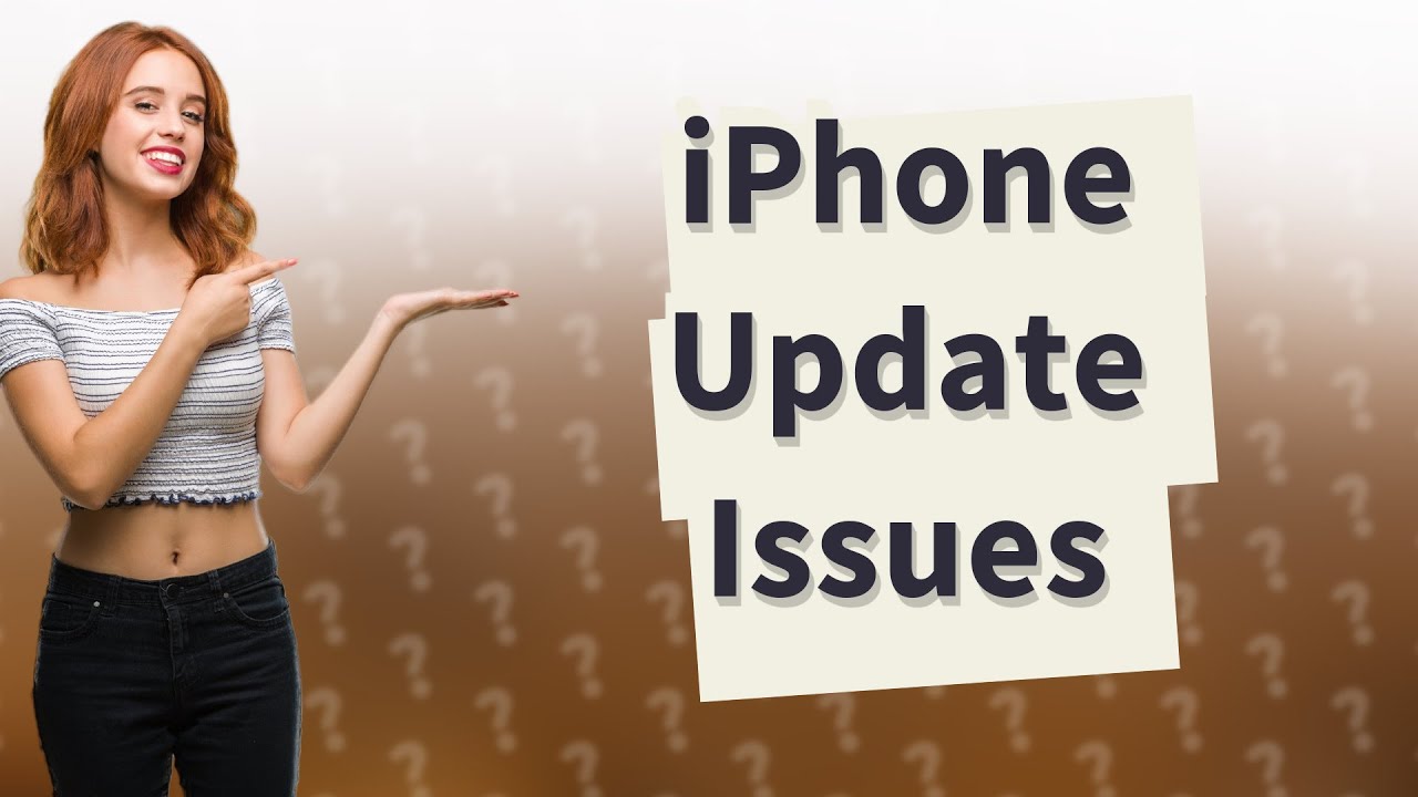 Why is my iPhone refusing to install update? - YouTube
