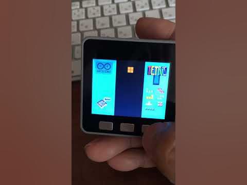M5Stack Arduino IDEサンプルスケッチ テトリス - YouTube