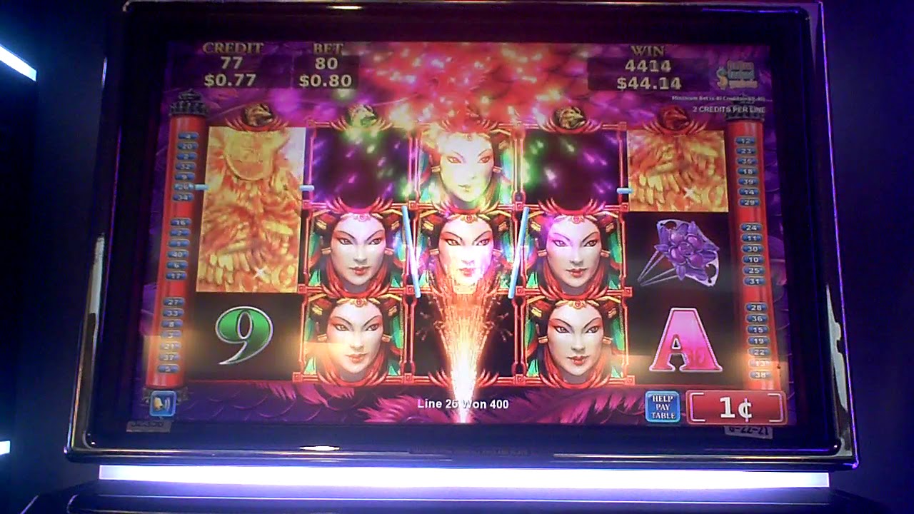 Opulent Phoenix Slot Machine Line Hit - YouTube