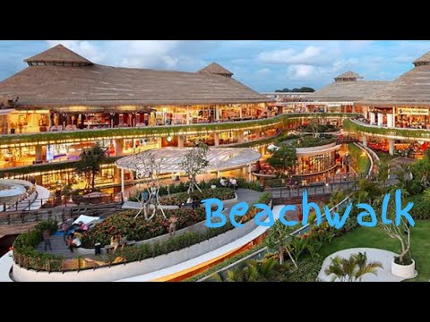 WALKING AROUND IN BEACH WALK KUTA BALI - YouTube