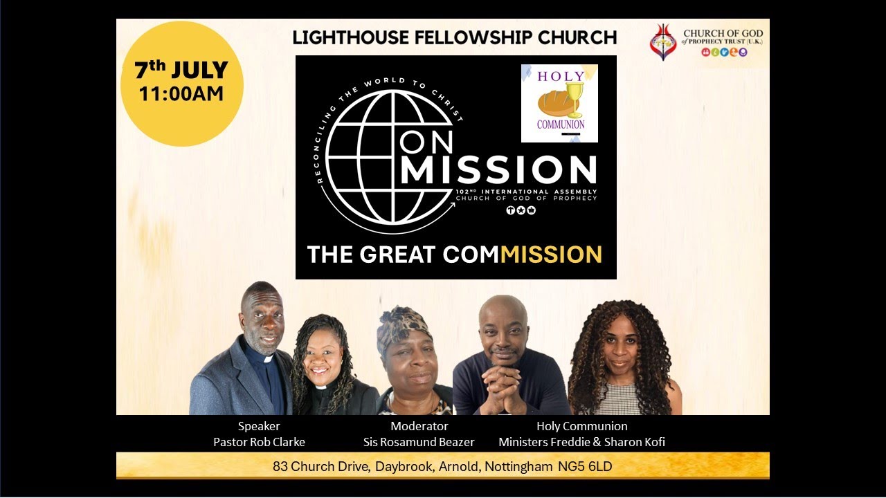 LightHouse Fellowship Sunday (Communion) Service - 7th July 2024 - YouTube