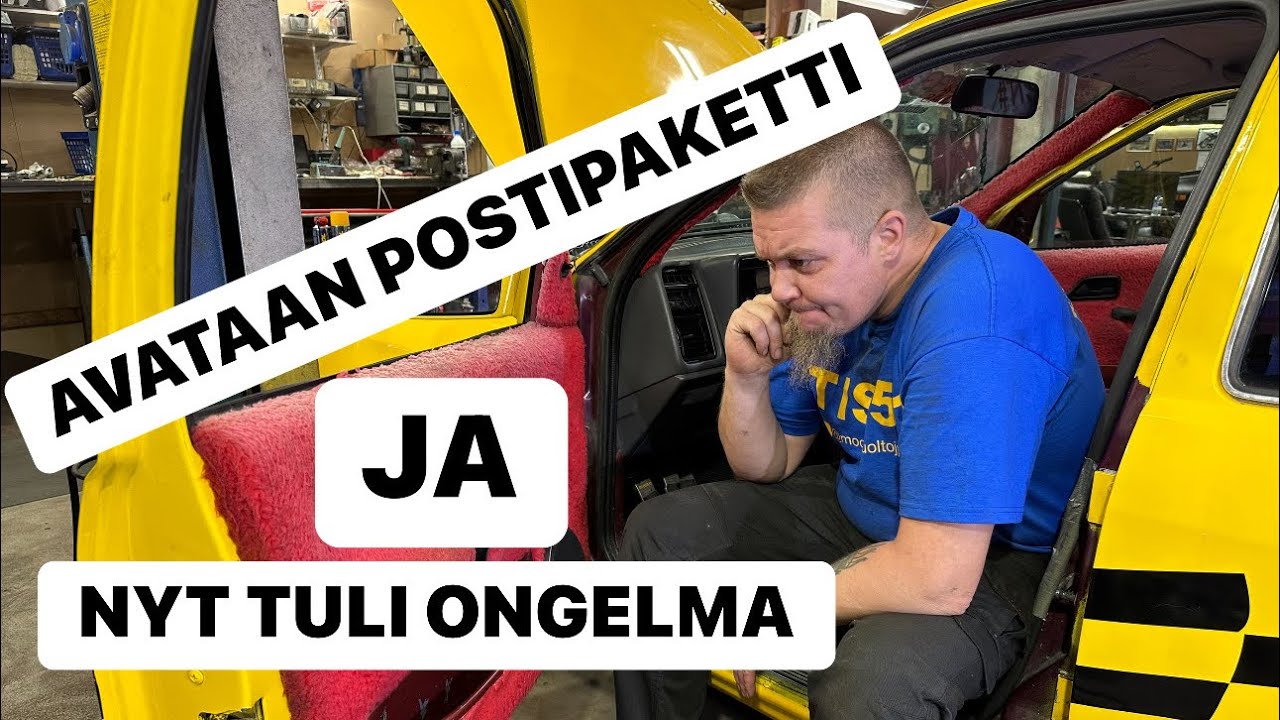 TIS-51 kunnostus osa11. Postipaketti, sähköhommia ja uusi ongelma ...