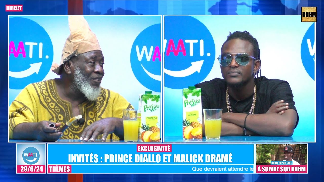 Prince Diallo et Malick Dramé sur Waati - YouTube