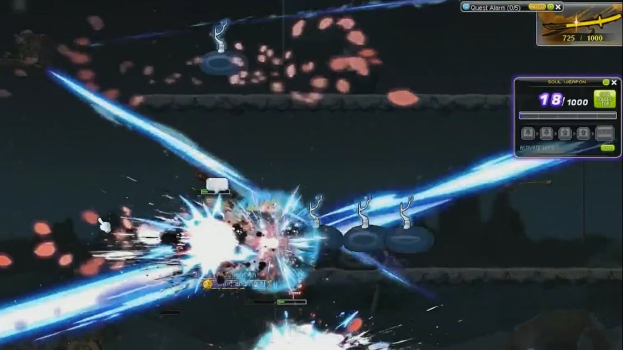 MapleStory Hayato 5th Job Skill - Engetsuzan (円月斬) - YouTube