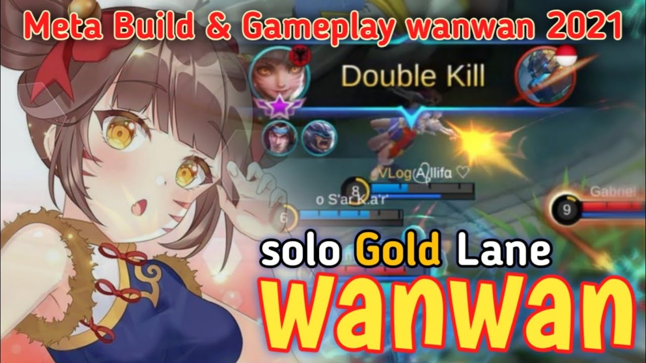 WANWAN MARKSMAN TERKUAT DI GOLD LANE ! ITEM BUILD WANWAN TERSAKIT ...