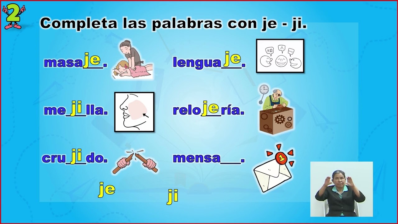 Palabras Con La Letra J Reglas Ortográficas De La J | Palabras Que Se