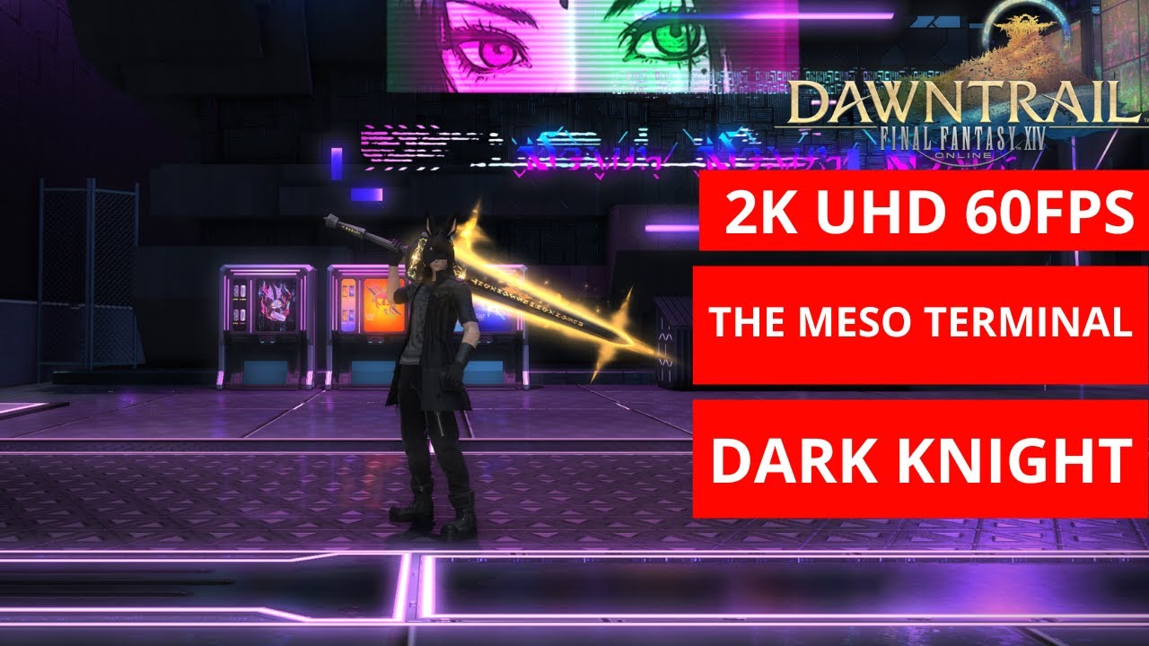 FFXIV Dawntrail: The Meso Terminal DARK KNIGHT GAMEPLAY 279 [2k/MAX ...