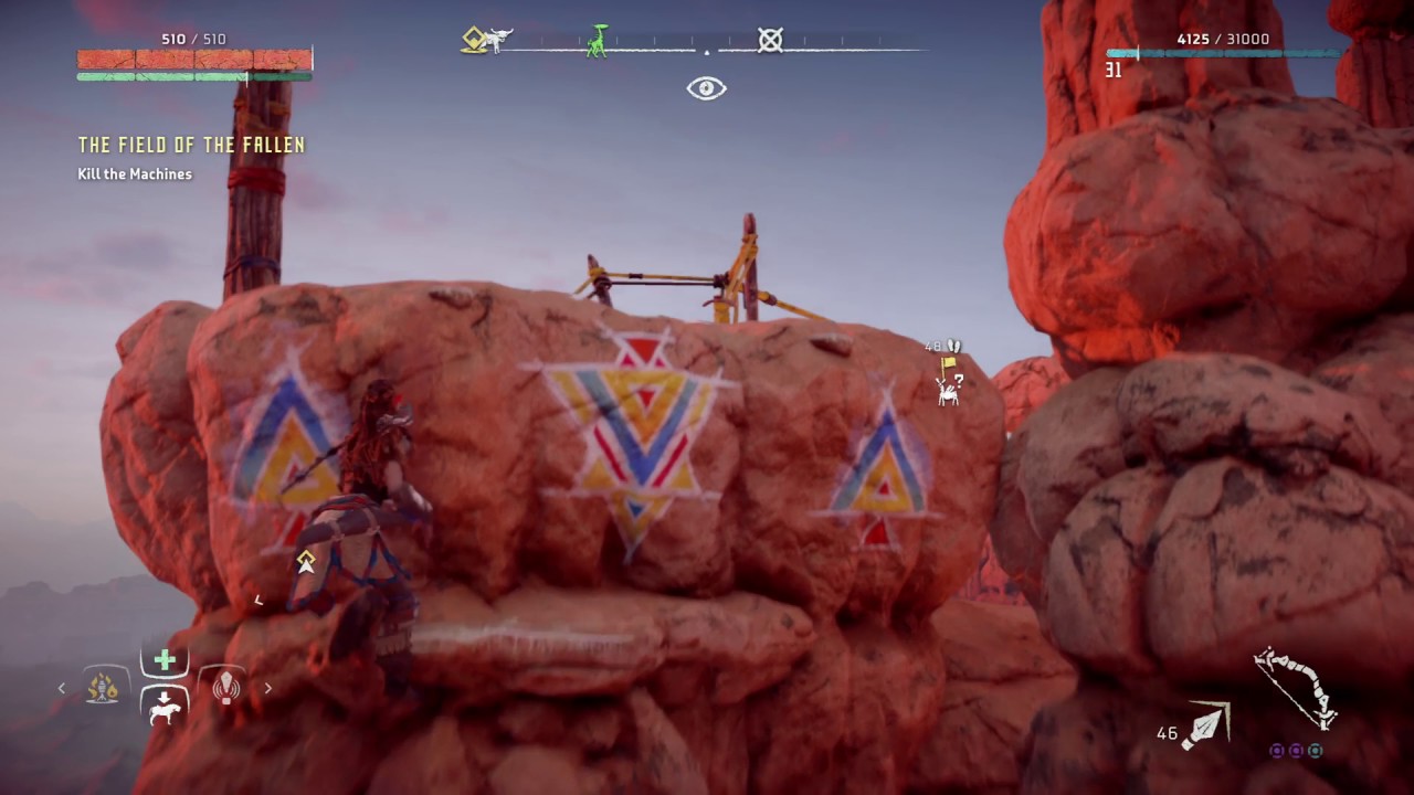 Horizon Zero Dawn-Banuk Figure "The Vision" Location Below Sunfall City ...