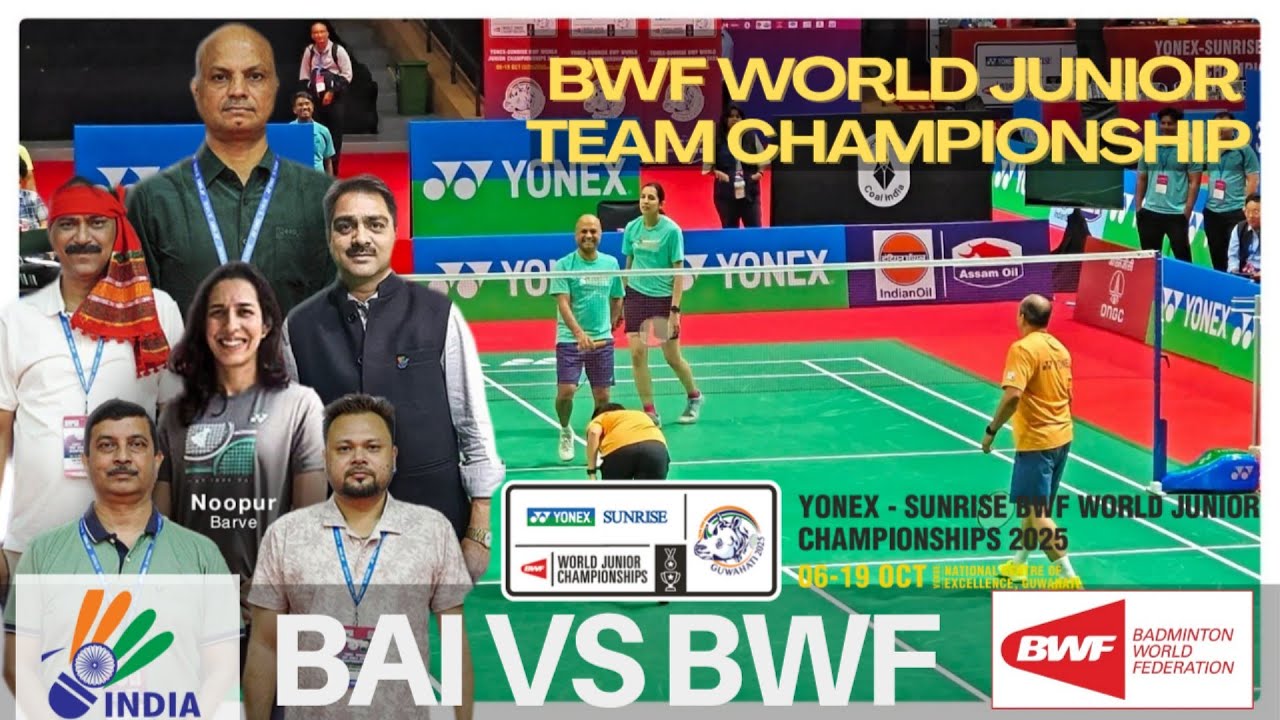 BAI VS BWF OFFICIALS FRIENDLY MATCH AT WORLD JUNIOR CHAMPIONSHIP ...
