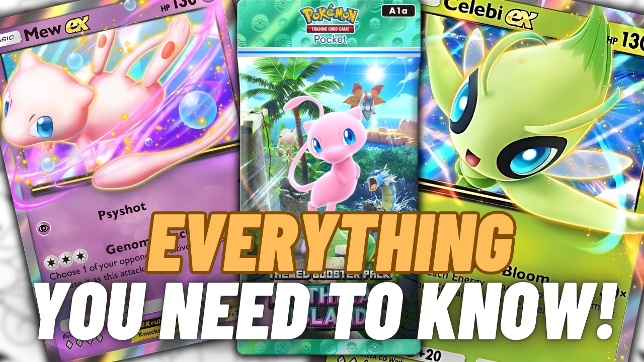FULL BREAKDOWN OF MYTHICAL ISLANDS SET! | Pokemon TCGP - YouTube