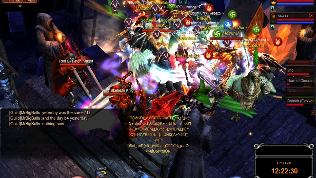 Mu Online- Blood Castle win w/ crazy lag - YouTube