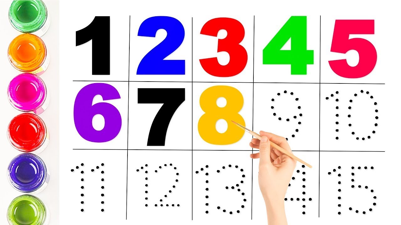 1234 Number | 123 learning for kids| Counting Numbers| 123 Numbers Song ...