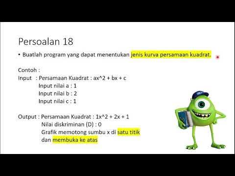 Program Grafik Fungsi Kuadrat - C++ - YouTube