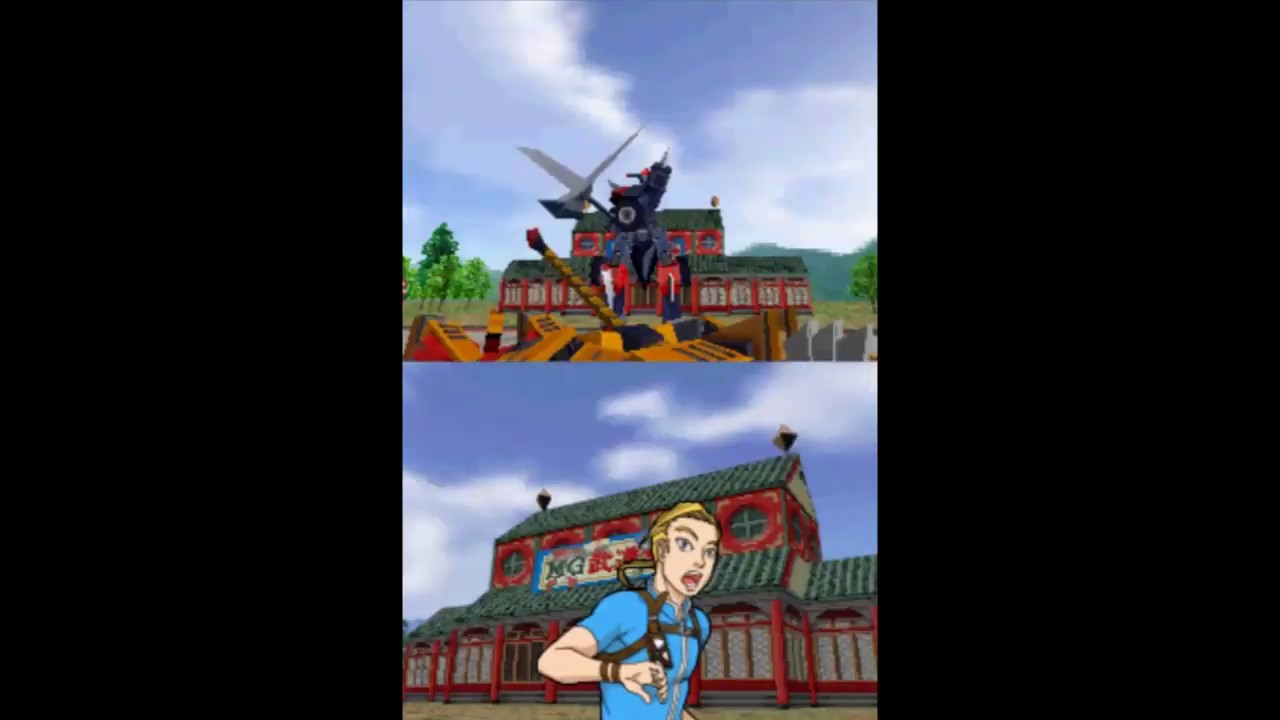 lets play Super Control Mecha MG English (NDS) p29 Beast king Leo is ...