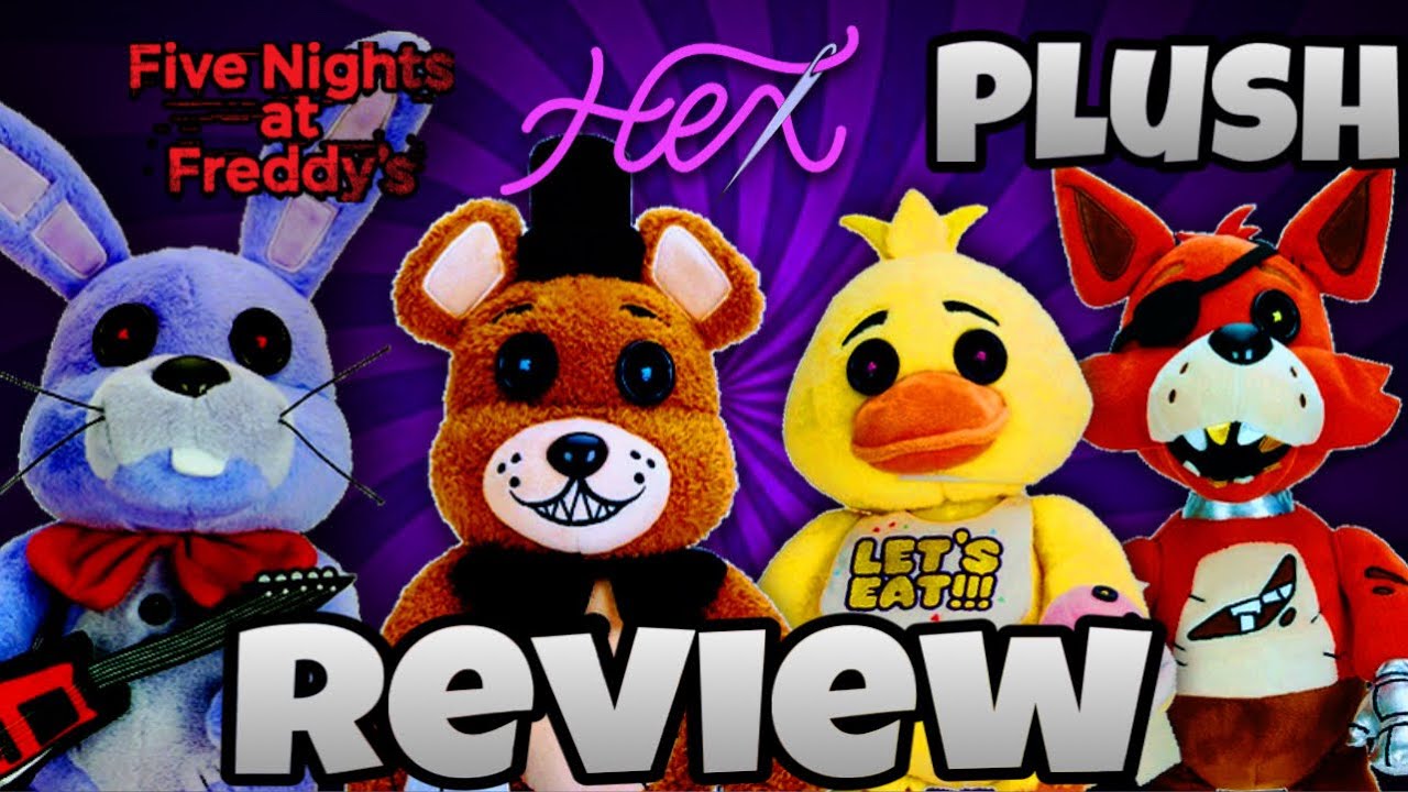 Five Nights at Freddy’s X Hex Plush wave 1 review - YouTube