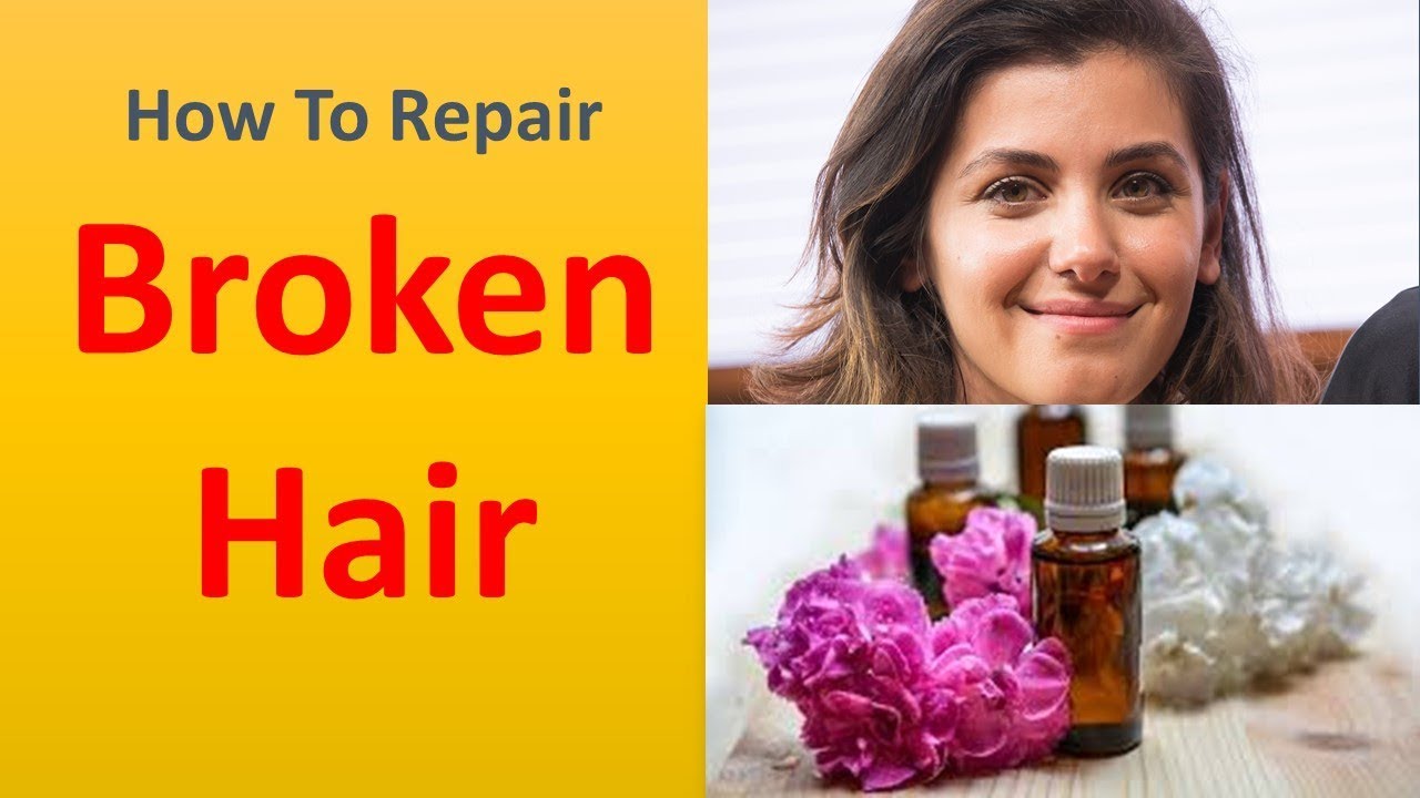 How to Repair Broken Hair with Products You have in your own home - YouTube