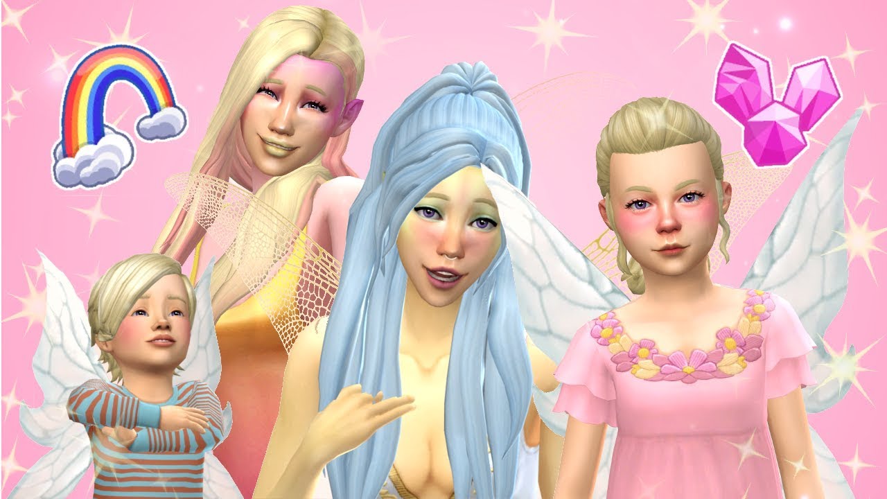 Fairies | The Sims 4: CAS + FULL CC LIST - YouTube