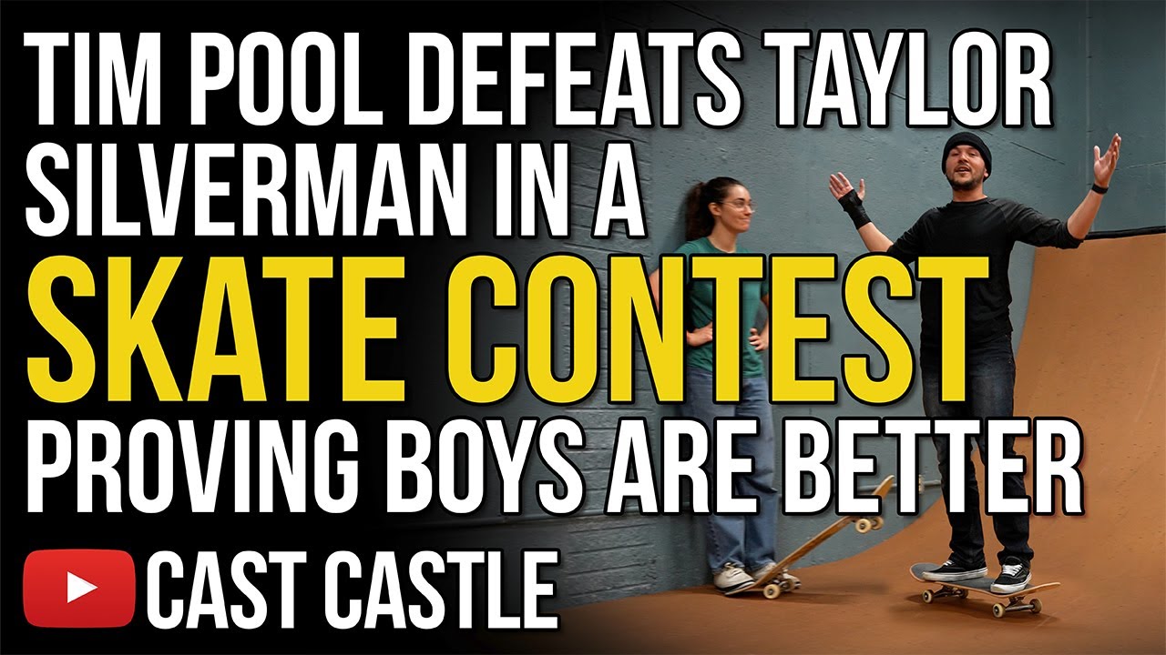 Tim Pool Defeats Taylor Silverman In A Skate Contest Proving Boys Are ...