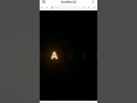 Text Effect 13 | Mini Program | Web Suite Mini Program | Web Development Mini Program - YouTube